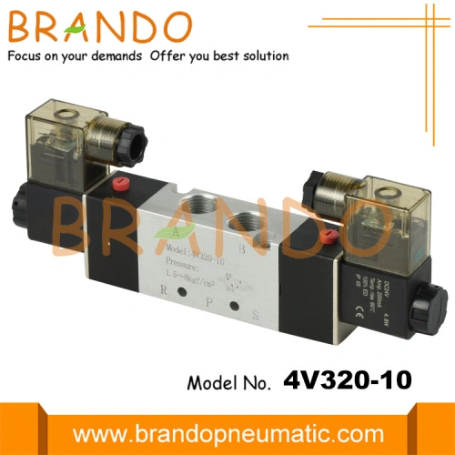 AirTac Type 5/2 Way 3/8'' Pneumatic Valve 4V320-10 China Manufacturers Suppliers Factory Exporter